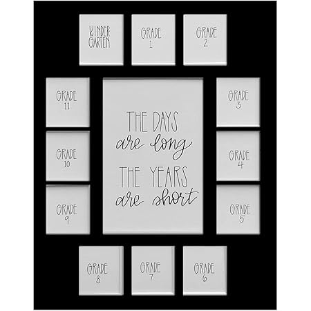 Amazon.com: School Days Picture Mat with Multiple Openings–School Years ...
