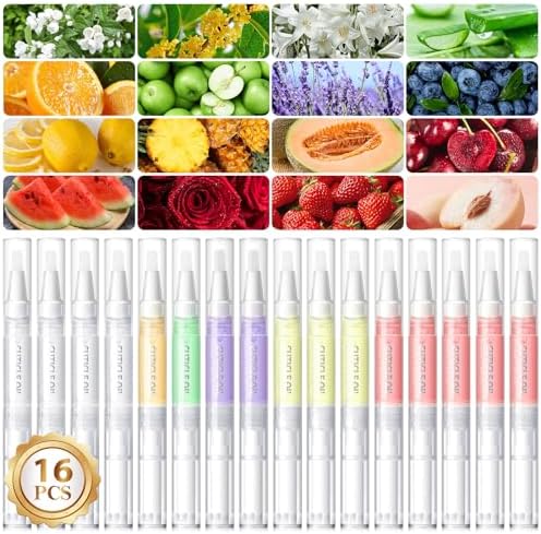 Amazon.com: NOVAL Cuticle Oil Pen Set - 15 Scented Cuticle Oils Pens ...