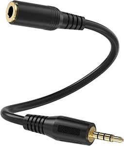Amazon.com: SCOVEE 2.5mm Male to 3.5mm(1/8 inch) Female Stereo Audio Jack Adapter Cable for ...