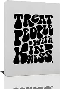 Amazon.com: RAMAHP Canvas Wall Art Poster 'Treat People With Kindness ...