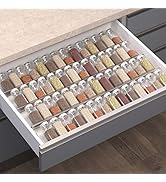 Amazon.com: Jadehom Spice Drawer Organizer, 4 Tier Clear Acrylic ...