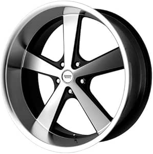 Amazon.com: American Racing Hot Rod Nova Gloss Black Wheel with ...