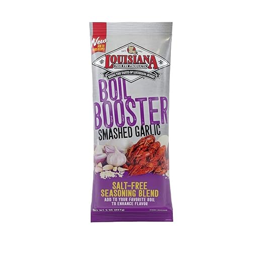 Amazon.com: Louisiana Fish Fry Products Smashed Garlic Boil Booster ...