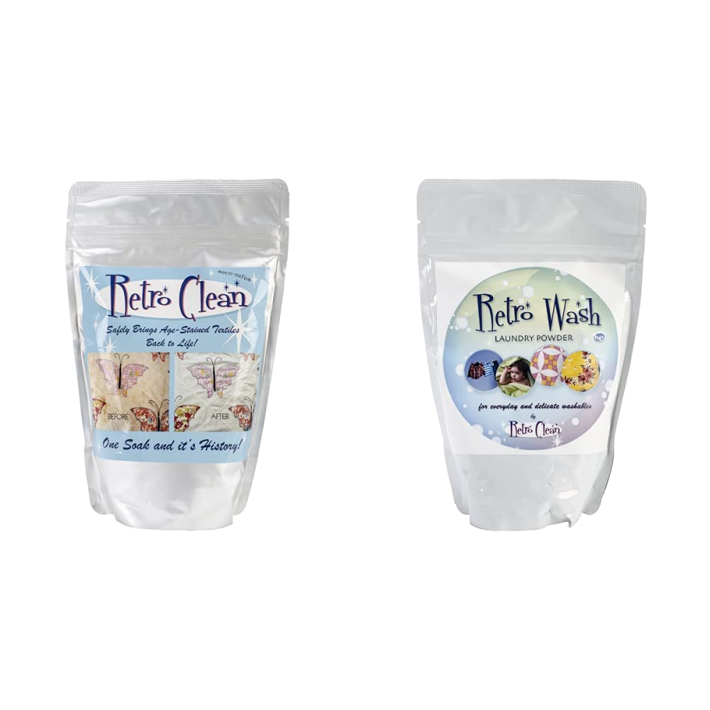 Amazon.com: Retro Clean Cleaning Solution and Retro Wash Laundry Powder ...