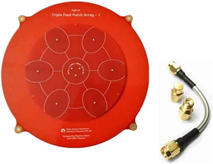 Amazon.com: 150mm Triple Feed Patch 5.8GHz 14dBi Pagoda Array FPV ...