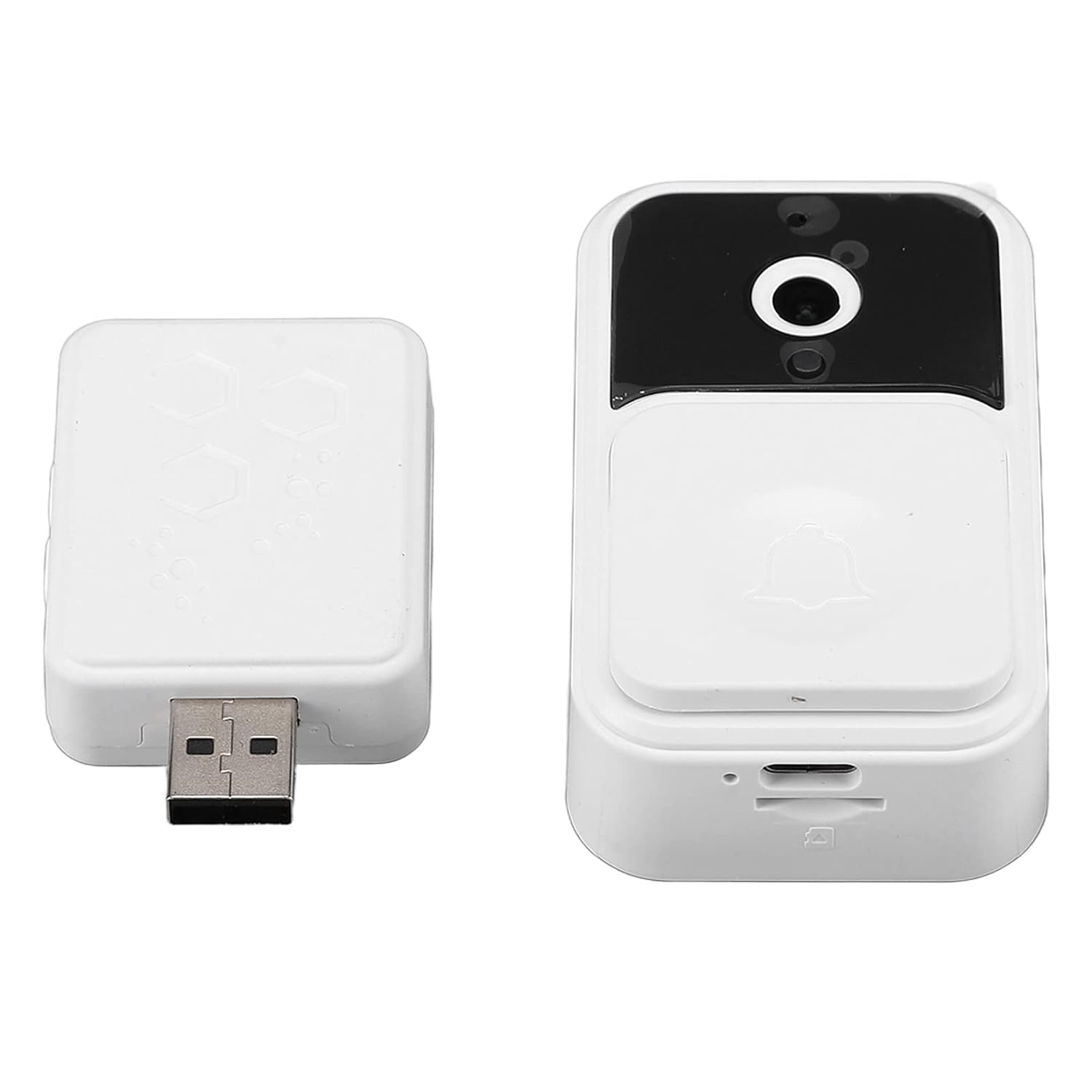 Wedinard WiFi Doorbell Camera Smart Voice Changer Intercom Doorbell ...