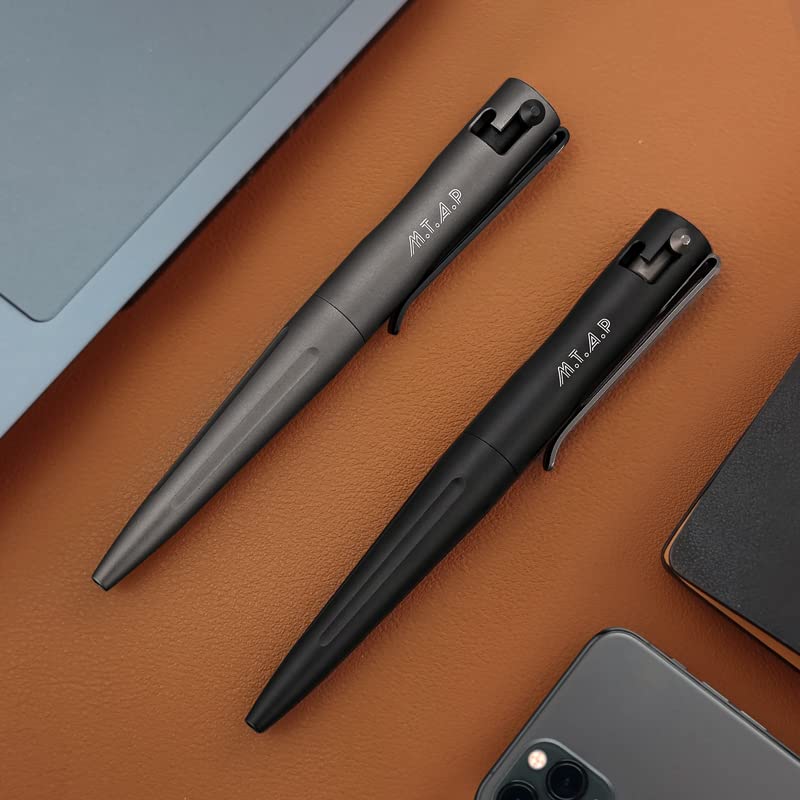 Stylus Pen Cool Hand Titanium Bolt-Action Pen + Stylus For Touch Screen ...