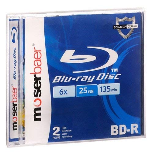 Moser Bear-BD-R 6x 25GB 135Min Blu Ray Disc : Amazon.in: Computers ...