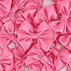 Amazon.com: AIMUDI Hot Pink Satin Ribbon Bows with Twist Ties for Treat ...