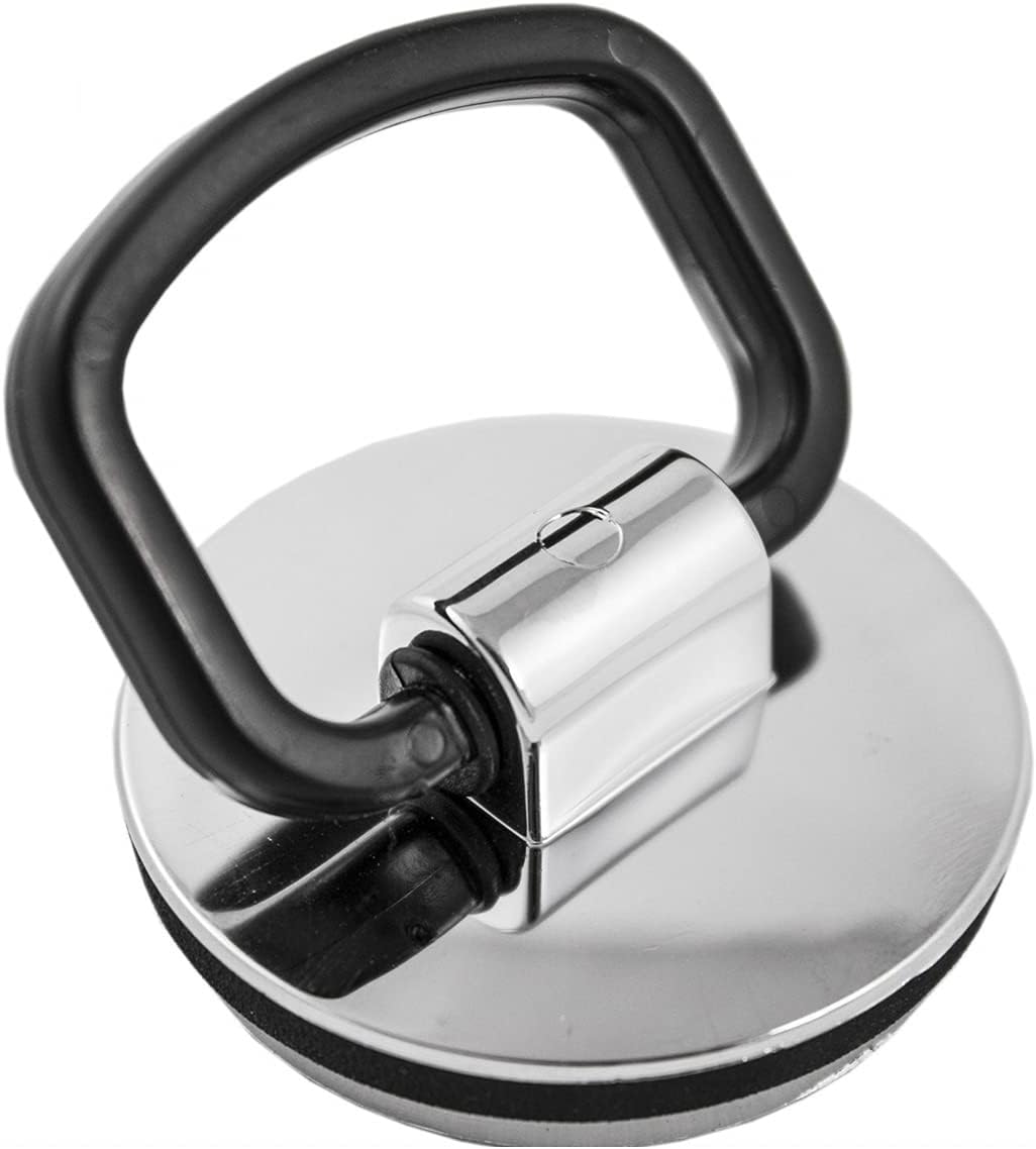 Chrome Bathroom Basin Plastic Plug with Easy Grip Handle 38mm Diameter ...