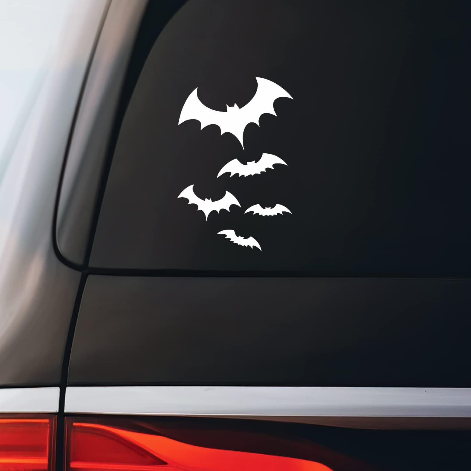 Amazon.com - Bats Flying in Moon Spooky Halloween 6" Vinyl Sticker Car ...