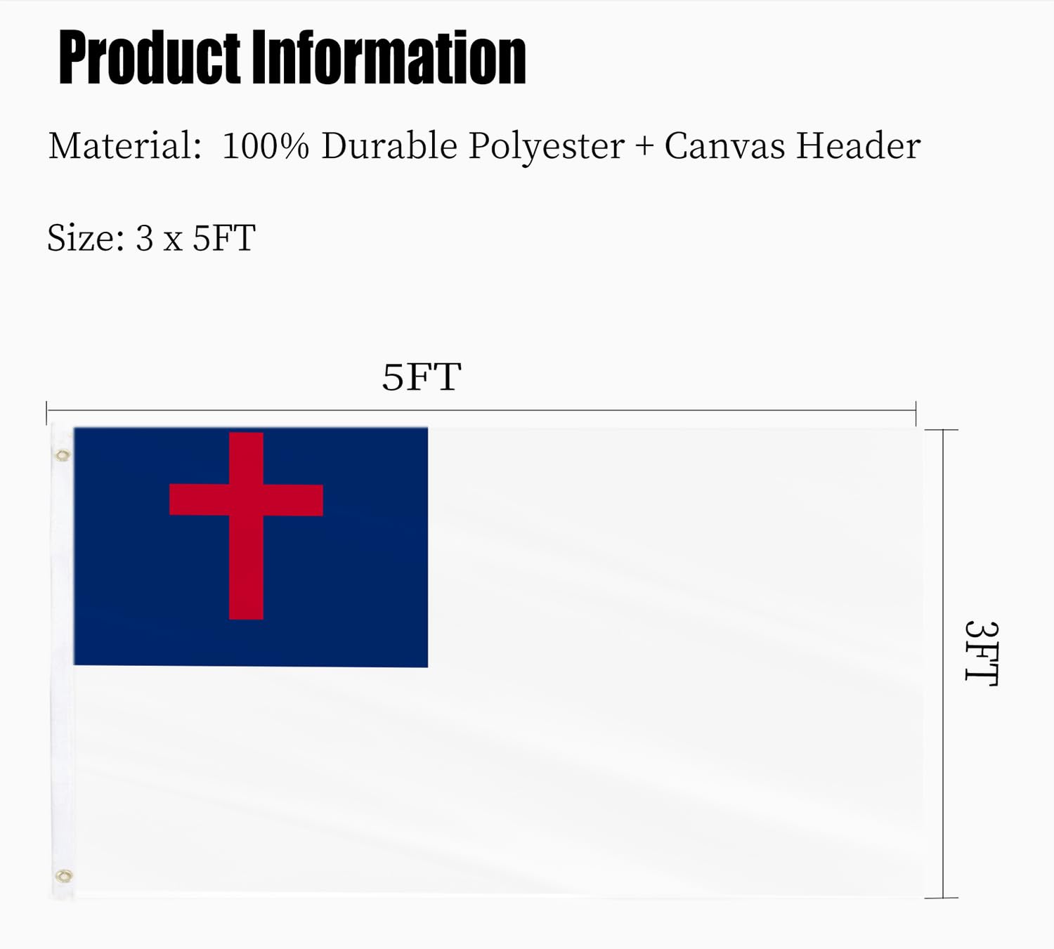 Christian Flag Watermark