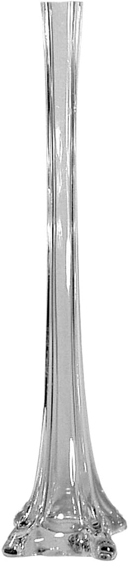 Amazon.com: Syndicate Sales 16" Flower Tower Vase, Clear : Home & Kitchen