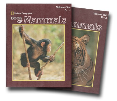 BOOK OF MAMMALS. TWO VOLUMES.: National Geographic Society: Amazon.com ...