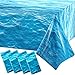 Amazon.com: Irenare 4 Pieces Ocean Waves Plastic Tablecloth Ocean Table ...