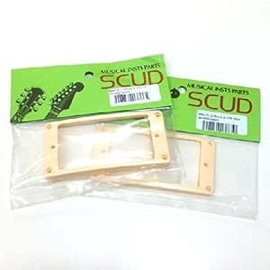 Amazon | SCUD MRA-FI/MRA-RI エスカッション アイボリー アーチ フロント リア セット 〔np〕 【Ebiオリジナルピック付】 | ピックアップカバー | 楽器・音響機器