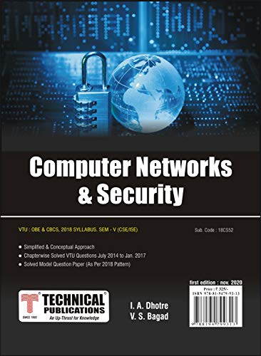 Computer Networks & Security for BE VTU Course 18 OBE & CBCS (V - CSE ...