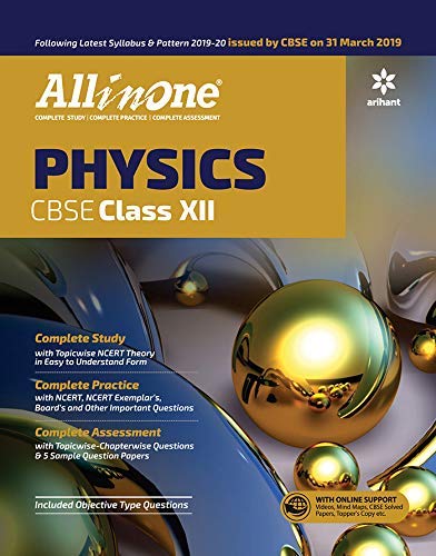 Arihant All In One Physics CBSE Class 12 Paper Back 2019-20 : ARIHANT ...