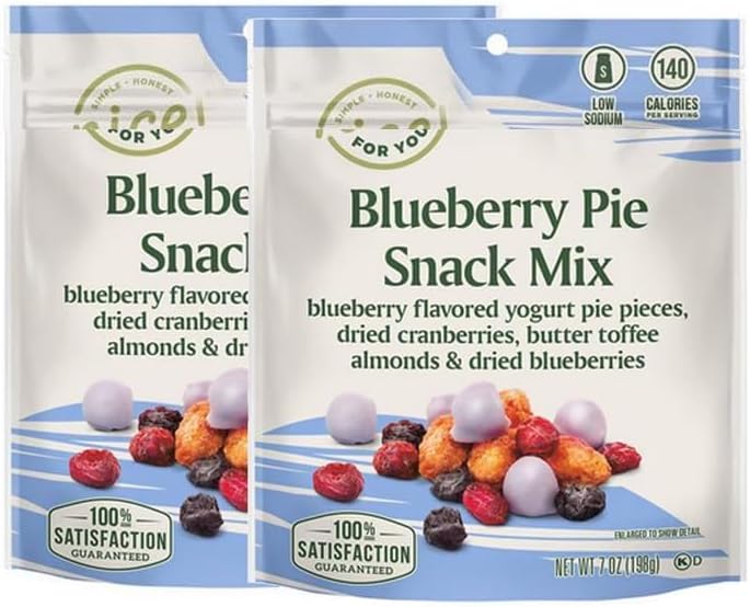 Amazon.com: Blueberry Pie Trail Nut Mix With Yogurt Pieces, Dried ...