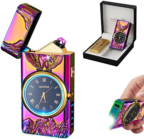 Amazon.com: LIHTUN Electric Lighter, Dual Arc Lighter with Battery ...