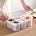 Amazon.com: MANMAOHE Fridge Food Storage Containers with Lids Airtight Refrigerator Food Fresh ...