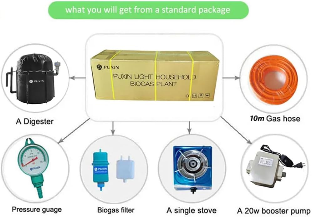 Home Biogas Digester Systems, PX-2.65, 59 * 59 inch, Philippines | Ubuy