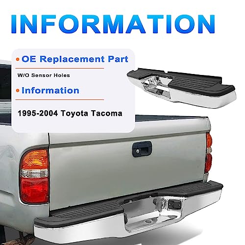 Snapklik.com : Rear Bumper Assembly Fit For 1995-2004 Toyota Tacoma ...