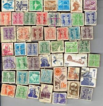 Buy Gift 50 Different India Definitive Stamp Set (Same Stamps AS in ...