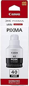 CANON GI-40 PGBK, High Yield, Black Ink Bottle, Prints Up to 6,000 ...