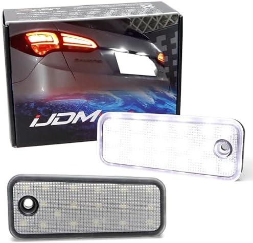 Amazon.com: iJDMTOY OEM-Fit 3W Full LED License Plate Light Kit ...