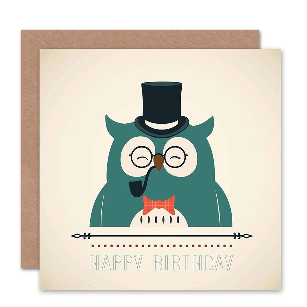 Owl Birthday Card Printable