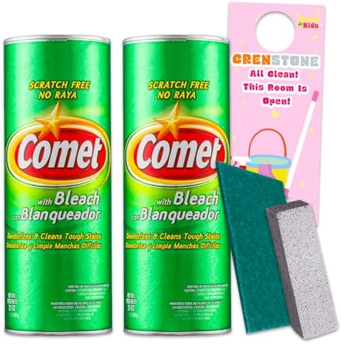 Amazon.com: Comet Cleaner Kitchen and Bathroom Cleaner Kit - 5 Pc ...