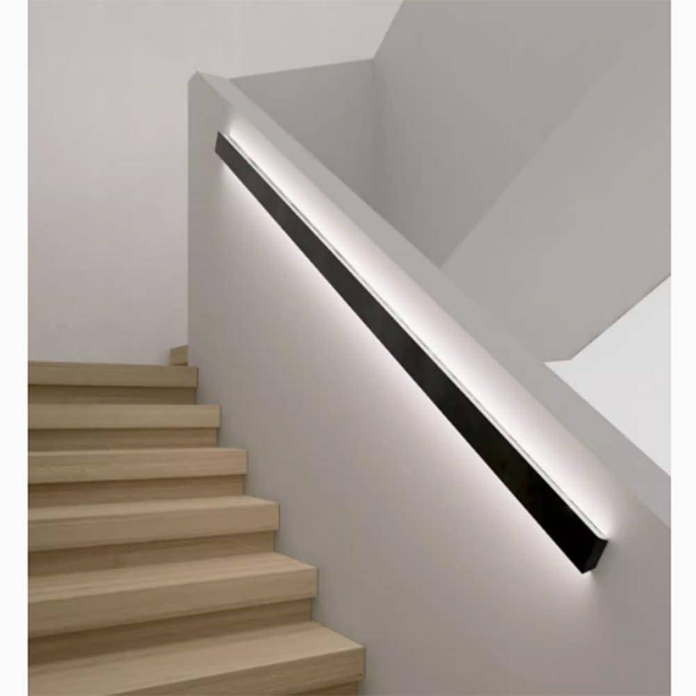 Interior Led Lighting Stair Railing Stairs Pipe Acrylic LED Staircase