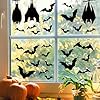 Amazon.com: Jesiramoo Halloween Decorations Window Clings Decor: 6 ...