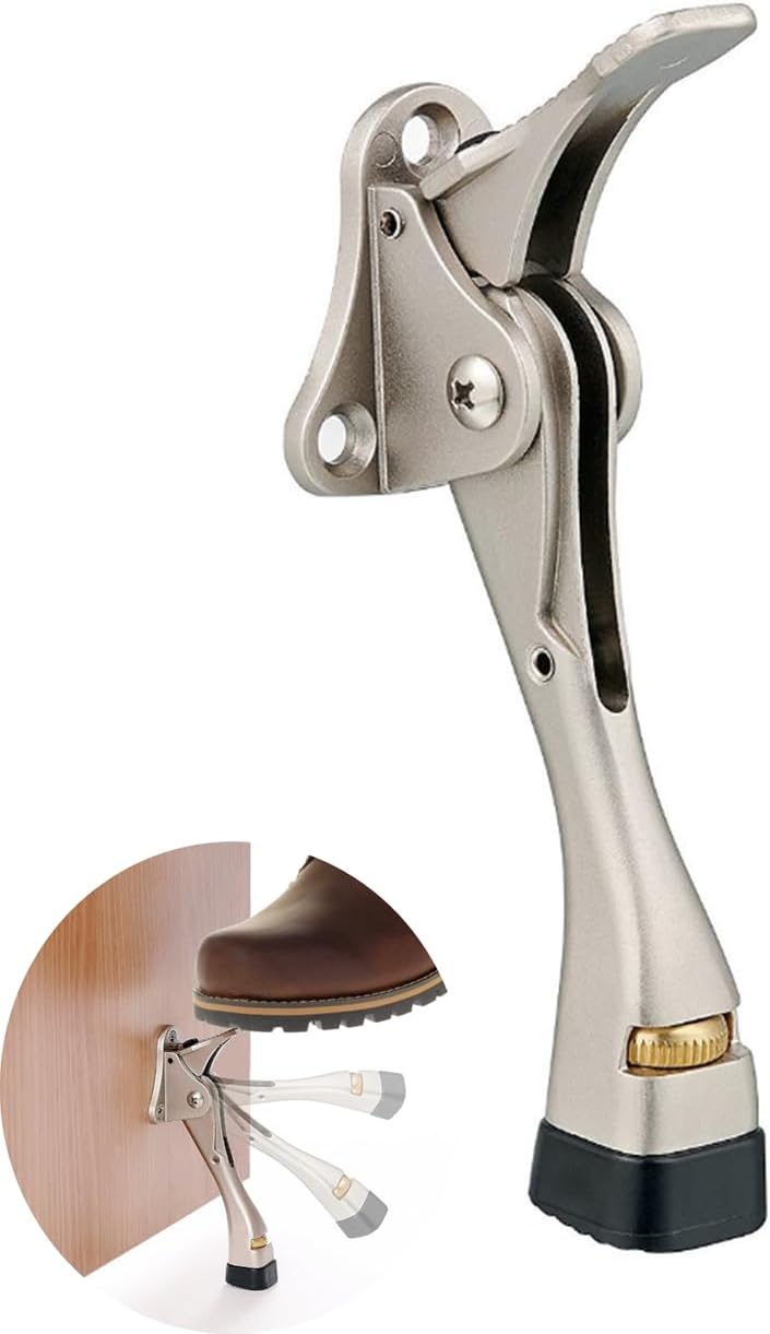 Amazon.com: HOME&I Easy Pedal Kick Down Door Stop Stopper Easy Step ...