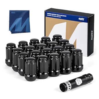 Orion Motor Tech M12x1.25 Spline Lug Nuts with Cone Seat, Wheel ...