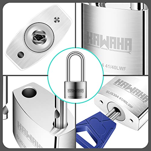 KAWAHA 41/40LKD-5K 1-9/16 inch (40mm) Long Shackle High Security ...