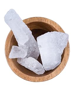 GUMBAZ Alum Stone / Fitkari / Alum Stone for Water Purification (White ...