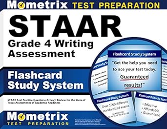STAAR Grade 4 Writing Assessment Flashcard Study System: STAAR Test ...
