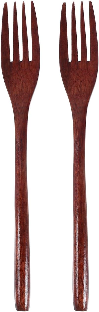 Amazon.com: Wooden Forks for Cooking - 2 pcs Wood Fork Set Perfect Size ...