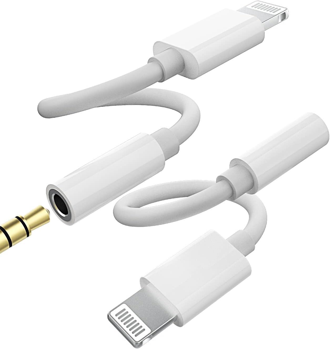 Amazon.com: 2 Pack 30-Pin to Lightning Adapter Apple MFi Certified 8 ...