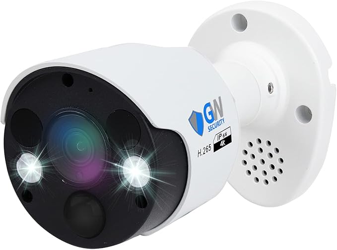 Amazon.com : GW Security 4K 8MP 2-Way Audio Spotlight Color Night ...