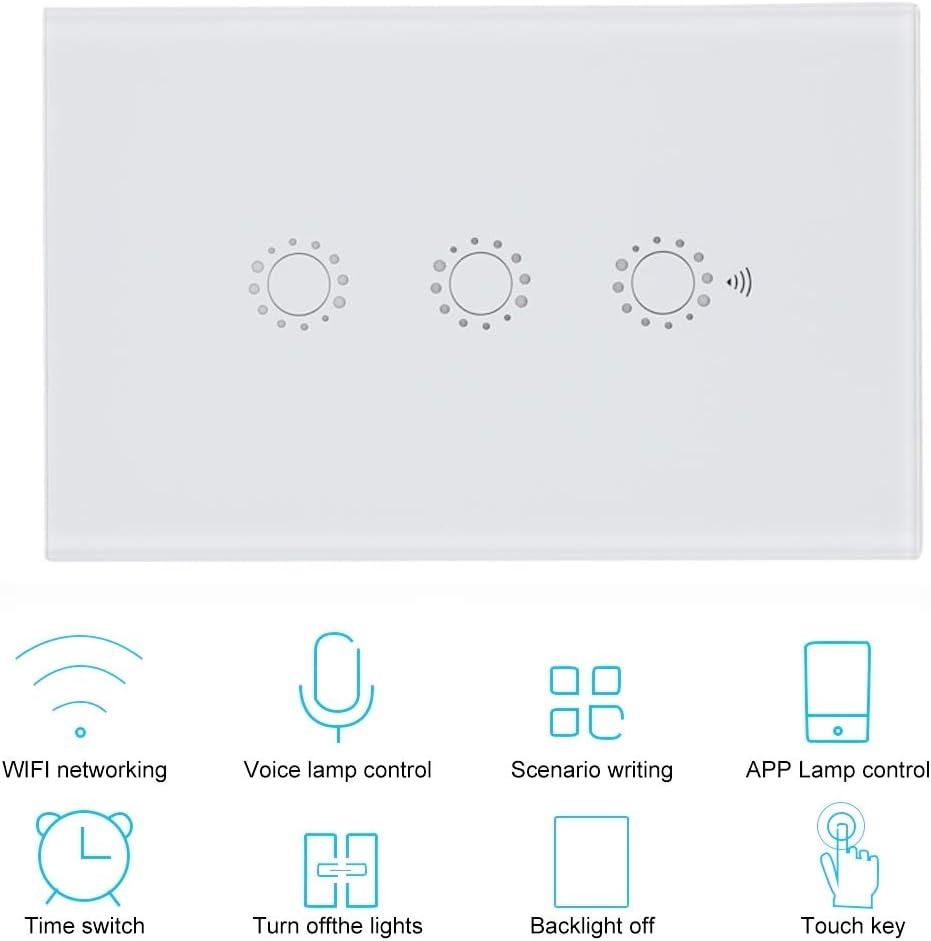 Sanpyl WiFi Smart Touch Panel Light Switch Instruction Manual