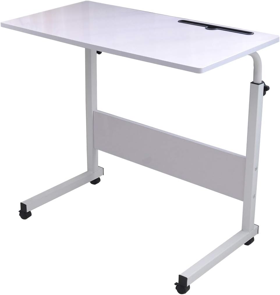 Amazon.com : PENCK Adjustable Rolling Laptop Cart Side Table Computer ...