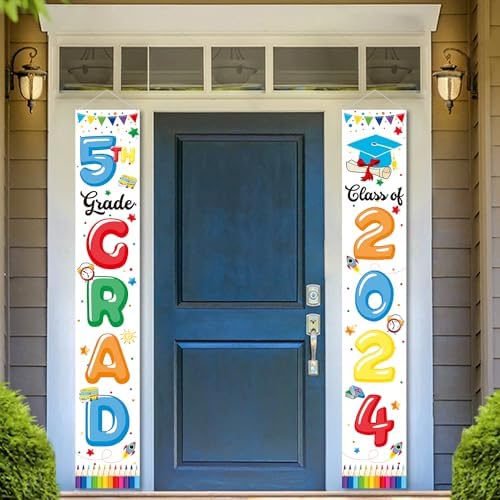 Amazon.com: 5TH Grade Graduation Garden Yard Banner, 5TH Grade ...