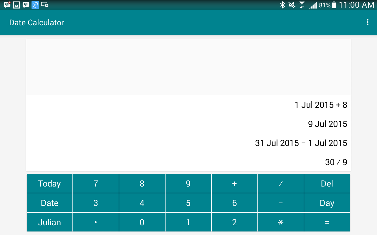 Date Calculator - App on Amazon Appstore