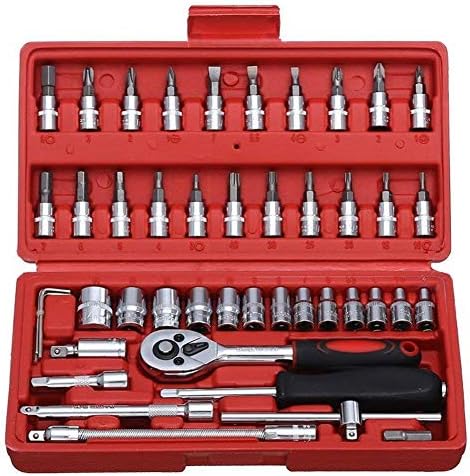 ZKG TOOLS Complete Home Tool Kit: Spanner Set, Socket Set, Wrench Set ...