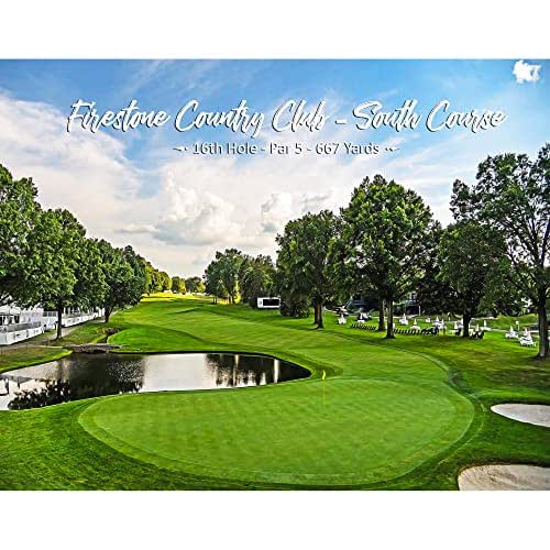 Amazon.com: Firestone Country Club 16th Hole Impressionism Painting ...