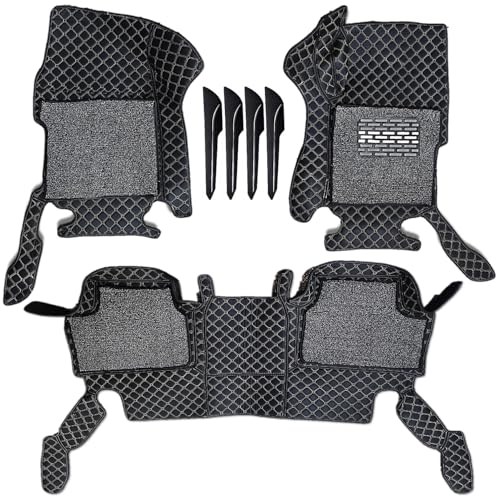 OWINO 7D Mat for Mahindra Thar Roxx Car Floor Mat with Free Bumper ...