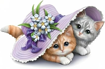 Amazon.com: The Hamilton Collection Love is Fur-Ever Kitten Figurine ...